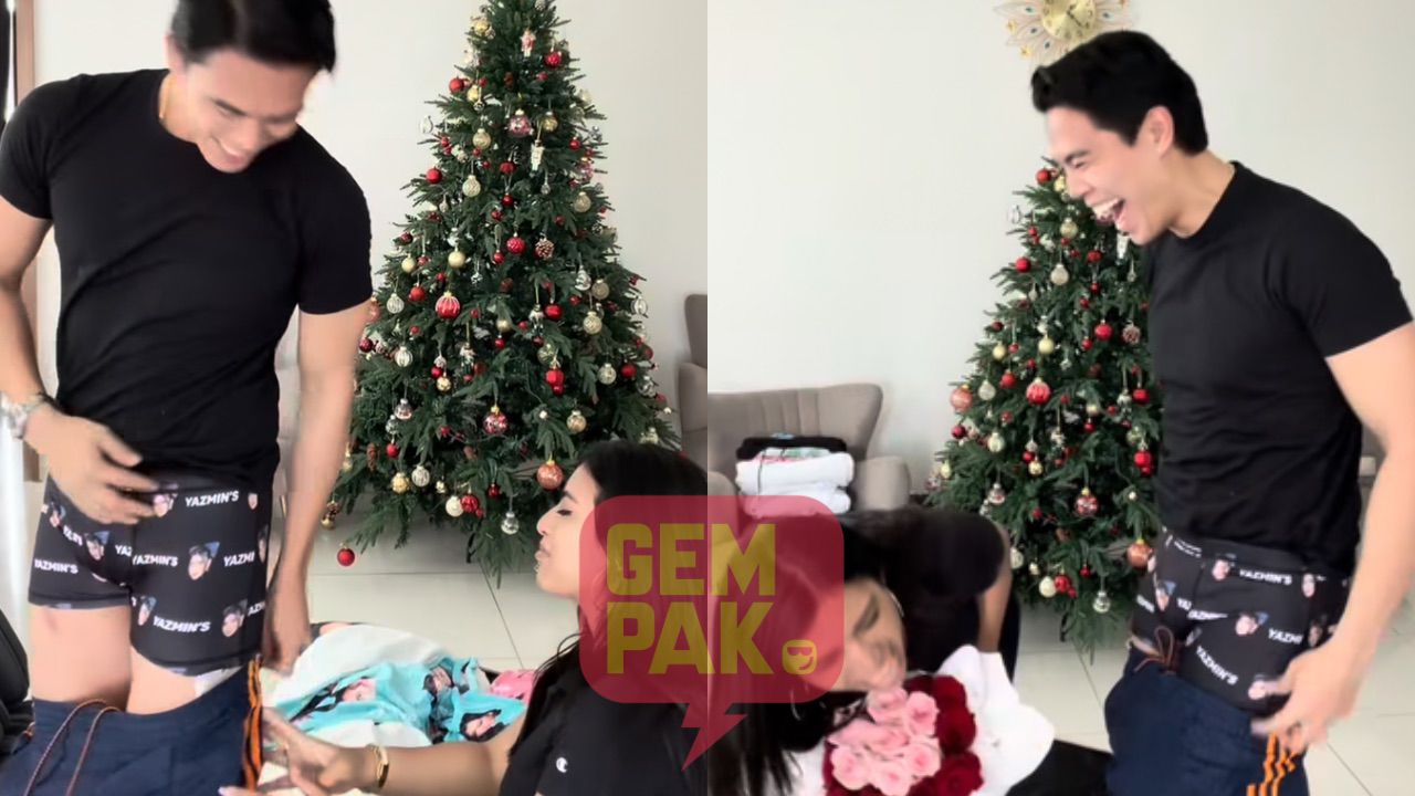 Netizen Terhibur Teman Lelaki Buat 'Boxer' Siap Ada Muka Yazmin Aziz - "I Kennot La This Couple ...